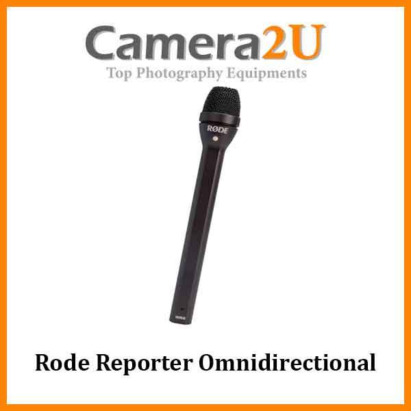 Rode Reporter Omnidirectional Handheld Interview Microphone | Camera2u ...