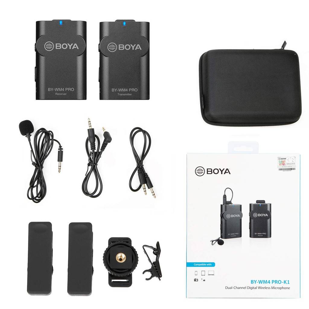 Boya BY-WM4 Pro K1 Digital Wireless Microphone System | Camera2u ...