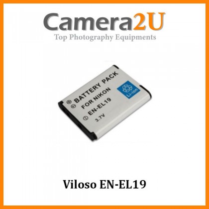 Grade A EN-EL19 Rechargeable Li-Ion Battery for Nikon Coolpix | Camera2u Malaysia Top Camera ...