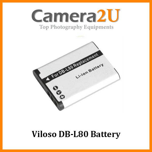 Grade A DB-L80 Rechargeable Li-Ion Battery for Sanyo CA-100 DBL80 ...