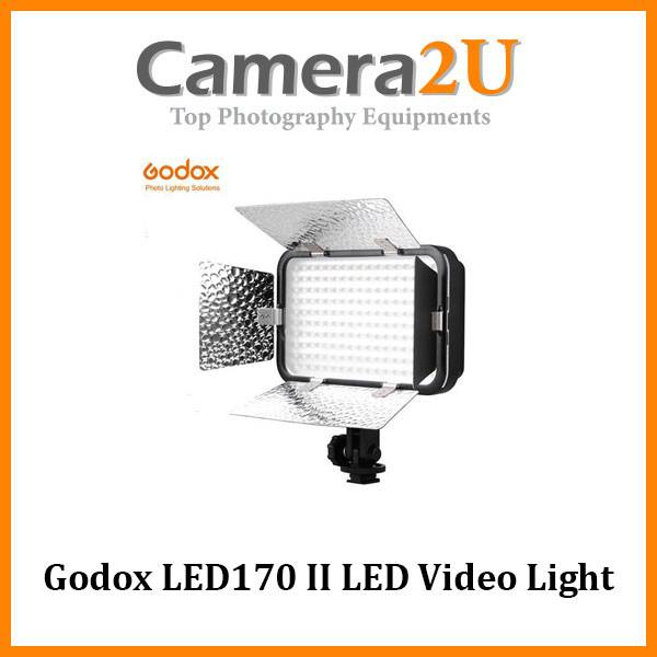 Godox LED170 II LED Video Light 5500K with Barndoor | Camera2u Malaysia ...