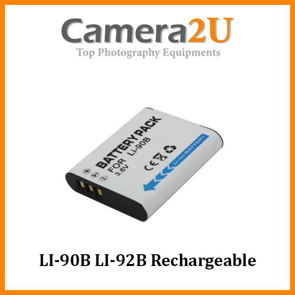 LI-90B LI-92B Rechargeable Li-Ion Battery LI90B LI92B for OLYMPUS