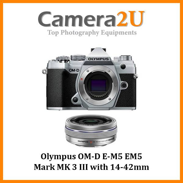 Olympus OM-D E-M5 EM5 Mark MK 3 III with 14-42mm Lens Kit (MSIA)