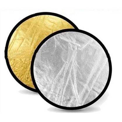 2 in 1 Foldable Flash light Reflector 110cm for Portraits 2in1 ...