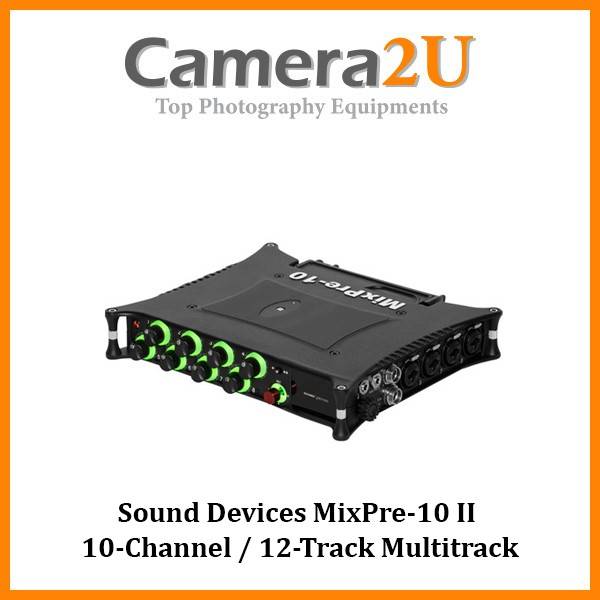 Sound Devices MixPre-10 II 10-Channel / 12-Track Multitrack 32-Bit ...