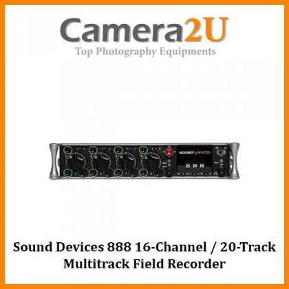 Sound Devices 888 16-Channel / 20-Track Multitrack Field Recorder ...