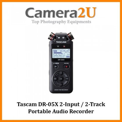 Tascam DR-05X 2-Input / 2-Track Portable Audio Recorder | Camera2u ...
