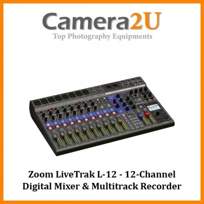 Zoom LiveTrak L-12 - 12-Channel Digital Mixer & Multitrack Recorder ...