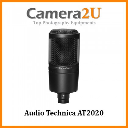 Audio Technica AT2020 Cardioid Condenser Microphone (AT-2020)| Camera2u ...
