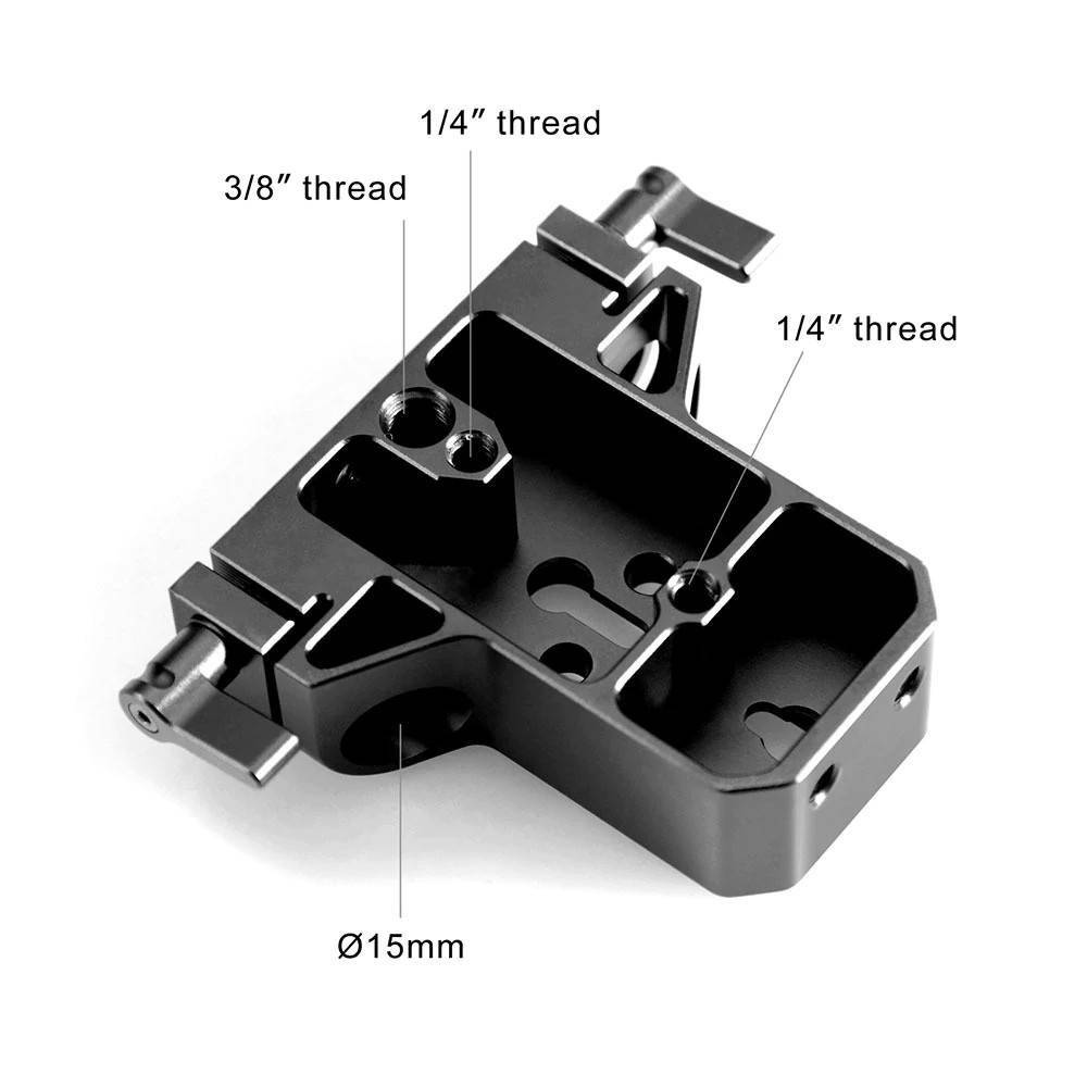 Smallrig 1674 BasePlate With Dual 15MM Rod Clamp | Camera2u Malaysia ...
