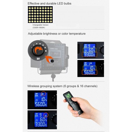 Godox LED500C Bi-Color LED Video Light | Camera2u Malaysia Top Camera ...