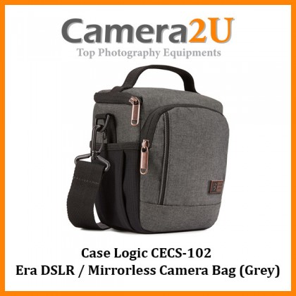 Case Logic CECS-102 ERA DSLR / Mirrorless Camera Bag (Grey) | Camera2u Malaysia Top Camera ...