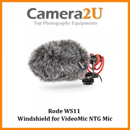 Rode WS11 Windshield Deadcat for VideoMic NTG Mic | Camera2u Malaysia ...