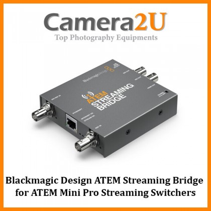 Blackmagic Design ATEM Streaming Bridge for ATEM Mini Pro Streaming ...