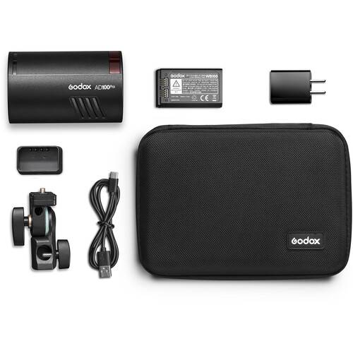 Godox AD100 Pro 100Ws TTL 2.4G HSS 1/8000s Pocket Flash Light 2600mAh ...