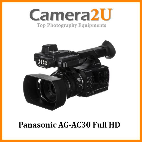 Panasonic AG-AC30 Full HD Camcorder with Touch Panel LCD Screen & Built ...