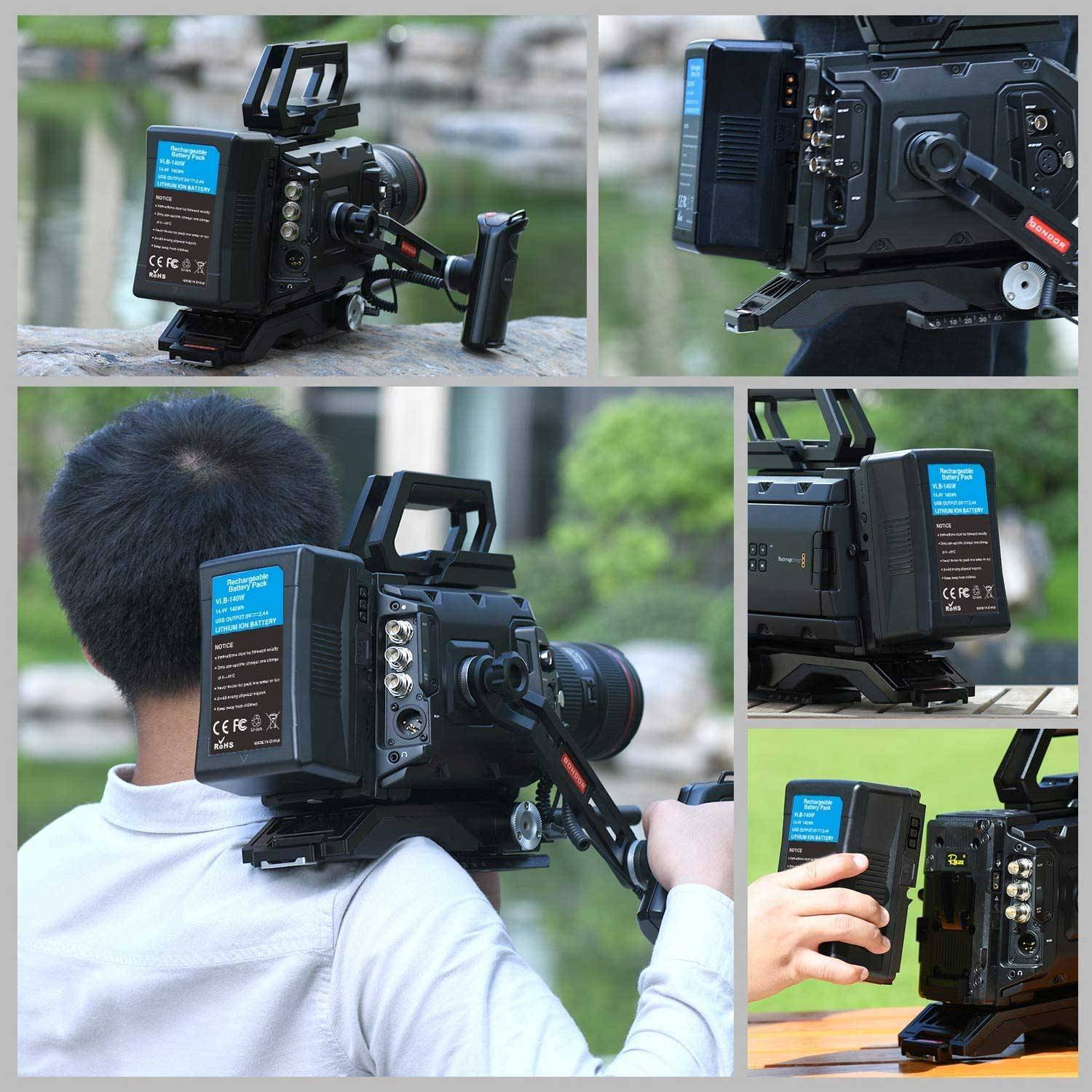 Kingma VLB-140W 140WH 10000MAH Rechargeable V-mount V-lock V Mount ...