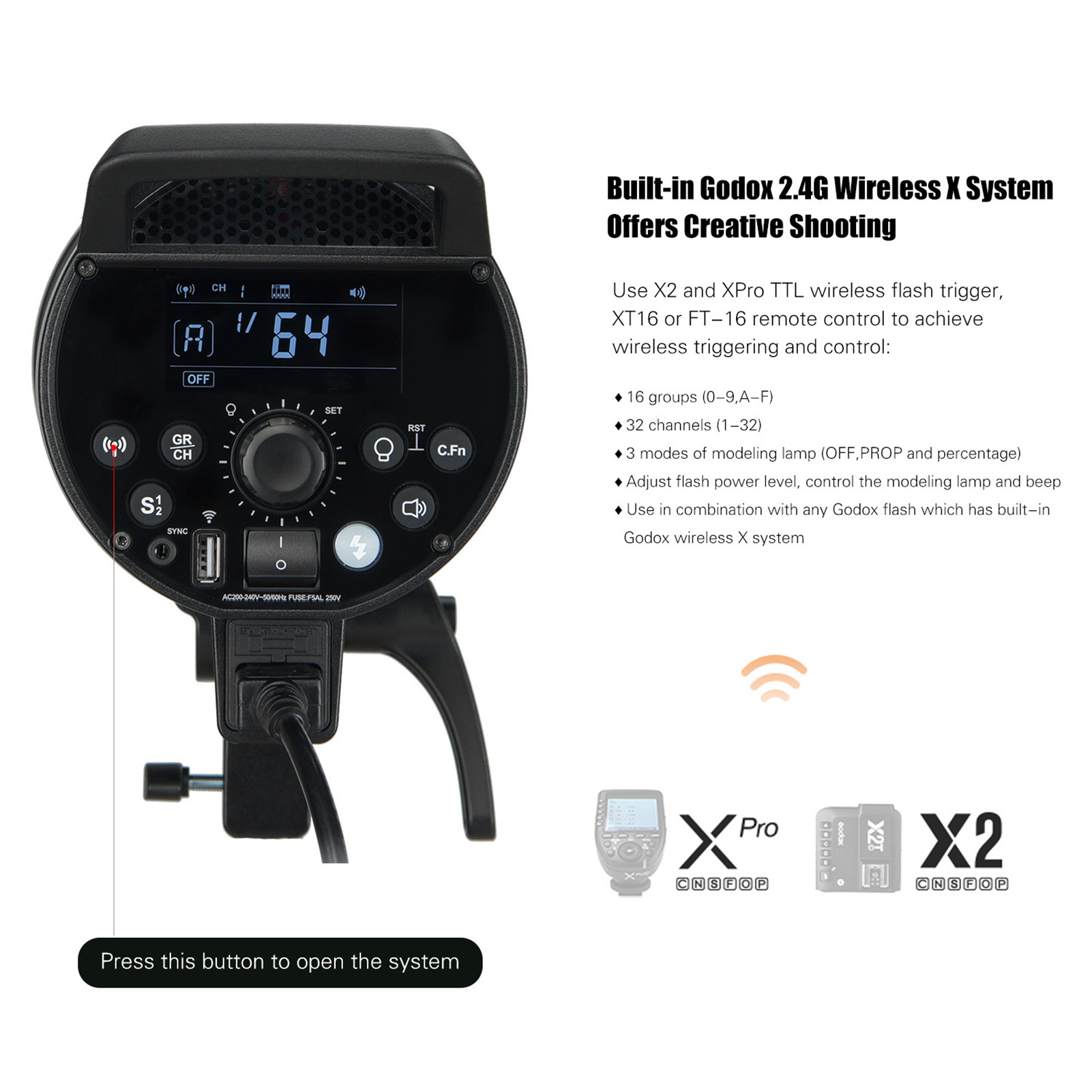 GODOX DP600III-V 600W (ONLY) LIGHT STUDIO STROBE KIT | Camera2u ...
