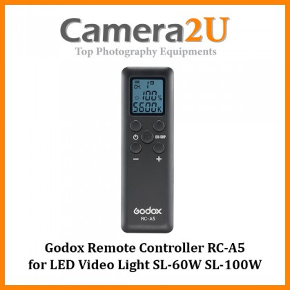 Godox Remote Controller RC-A5 RCA5 for LED Video Light SL-60W SL60W SL-100W SL100W | Camera2u ...