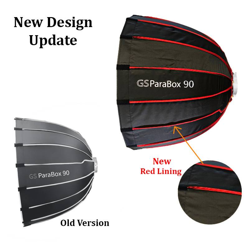 GS Parabox 90CM Parabolic LED Softbox Professional Quick Setup Deep ...