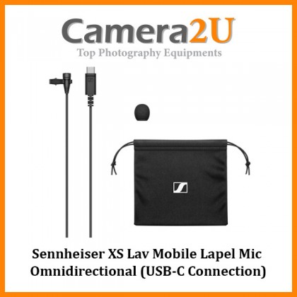Sennheiser XS Lav Mobile Lapel Mic Omnidirectional Lavalier Microphone ...