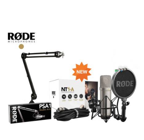 RODE NT1-A + PSA1 Condenser Recording Studio Microphone NT1A with Rode ...