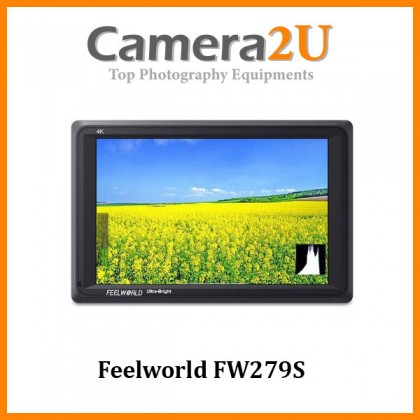 Feelworld FW279S 7 Inch Ultra Bright 2200NIT Daylight Viewable DSLR Camera Field Monitor SDI 4k ...