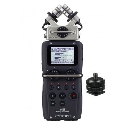 Zoom H6 Handy Digital Audio Sound Recorder + Hotshoe Mount