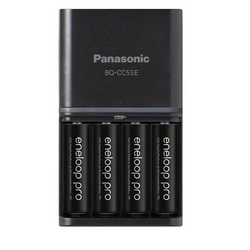 Panasonic Eneloop Pro Rechargeable Aa Ni Mh Batteries With Charger