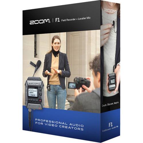 Zoom F1-LP Field Recorder with Lavalier Microphone F1 F1LP