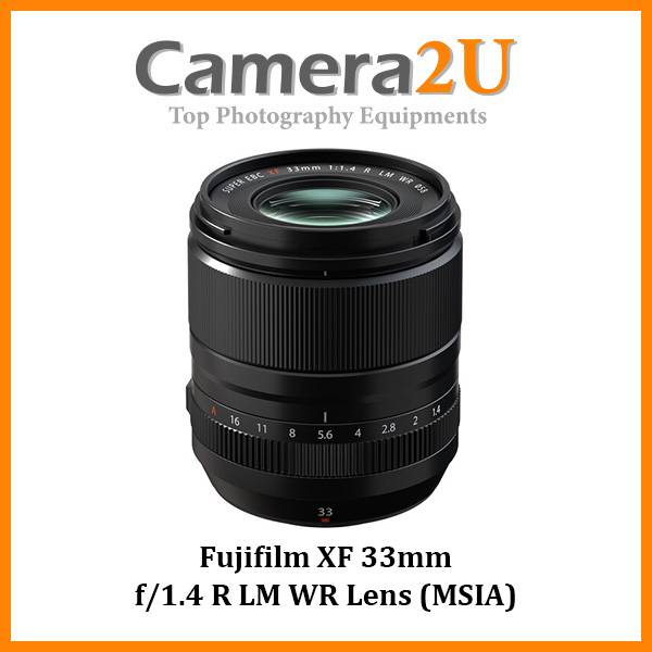 Fujifilm XF 33mm f/1.4 R LM WR Lens (MSIA) | Camera2u Malaysia Top Camera Equipments Store