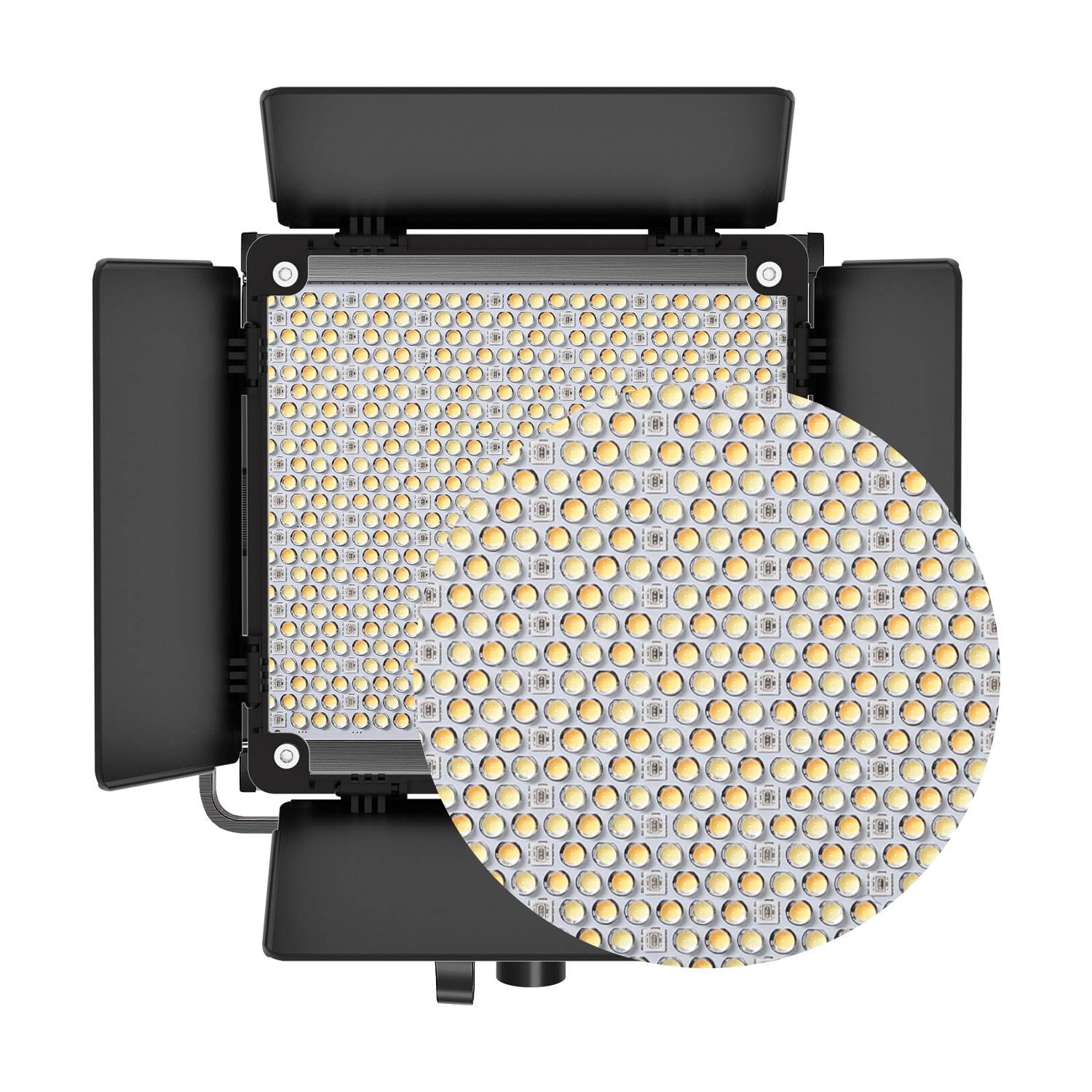 GVM 850D High Beam RGB Bi-Color 3 Light Kit High Power Video Light ...