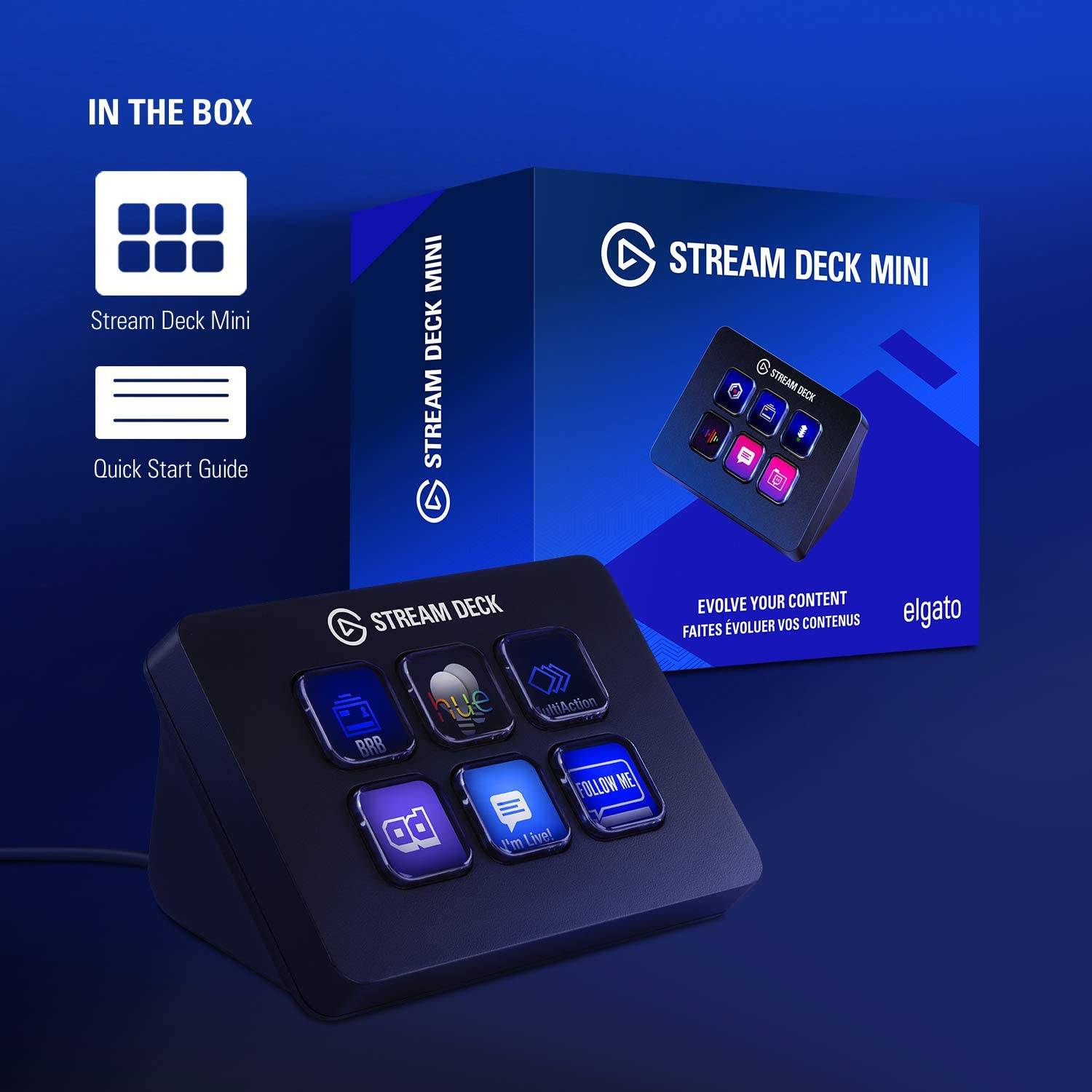Corsair Elgato Stream Deck Mini 6 Keys LCD for Live Streaming ...