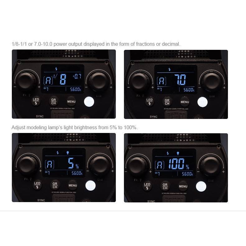 Godox FV200 + 2.6m Basic Light Stand High Speed Sync Flash LED Light ...