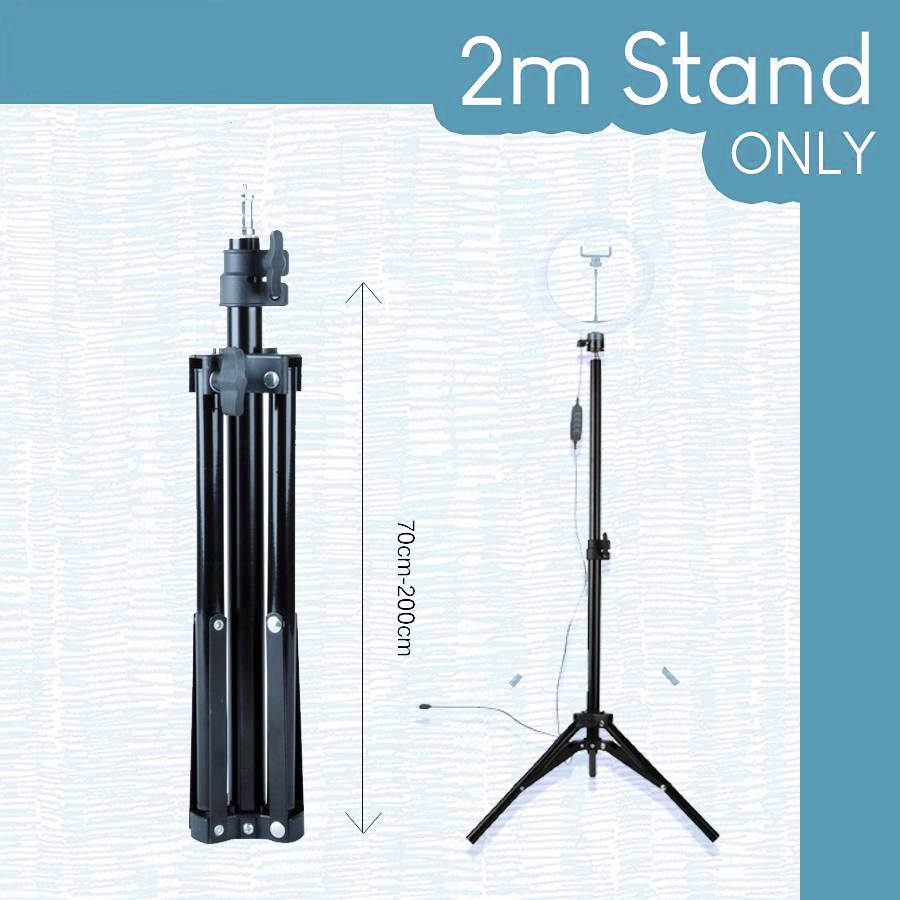 GS 26cm LED Ring Light with 2m Tripod Stand Youtuber FB Live Tiktok ...