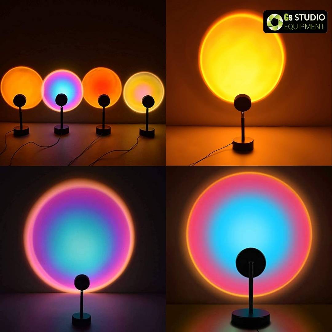 GS RGB 16 Colors 4 Special Effect Sunset Light with Wireless Remote ...