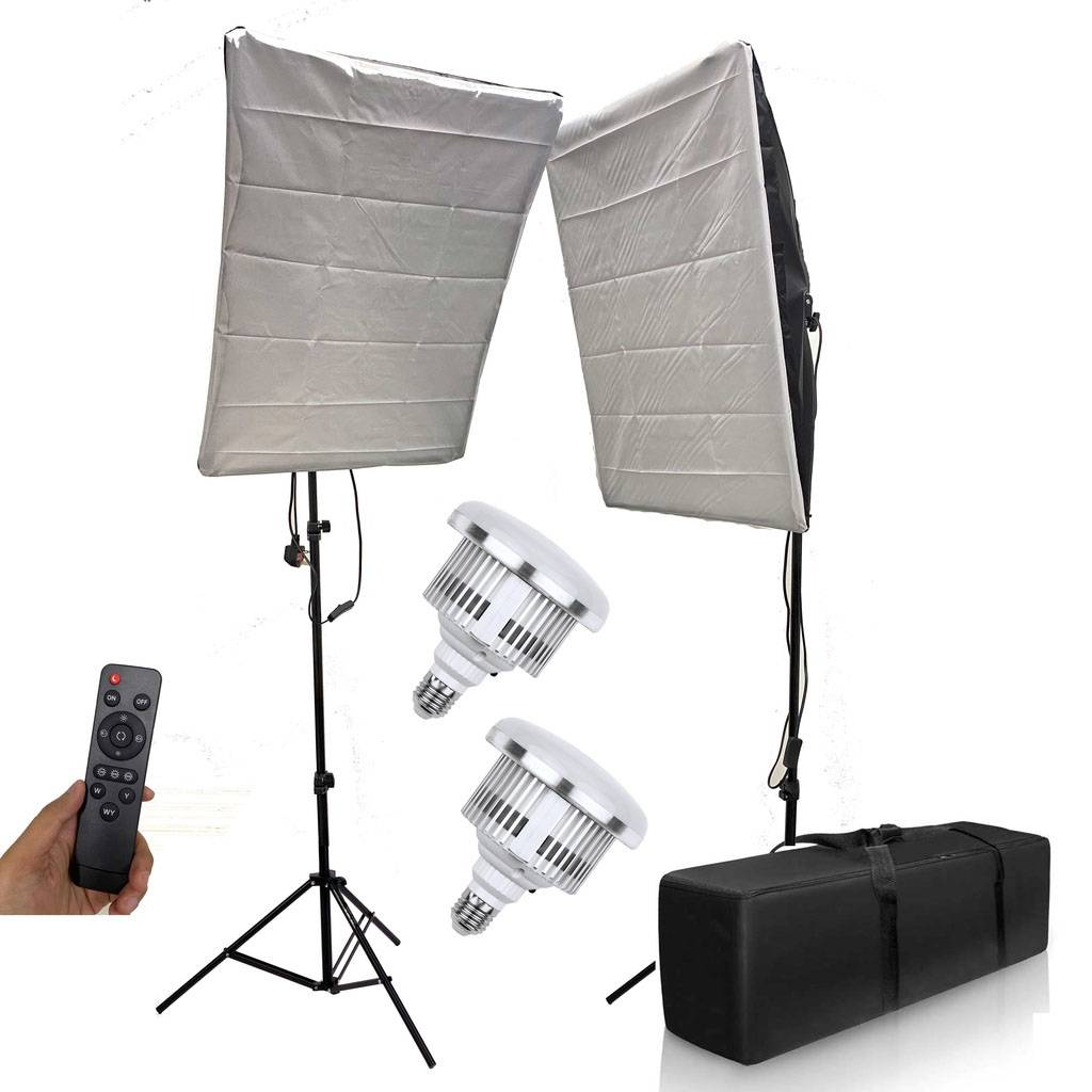 GS LitBox Pro Continous Lighting Softbox LED Kit with Wireless Remote ...
