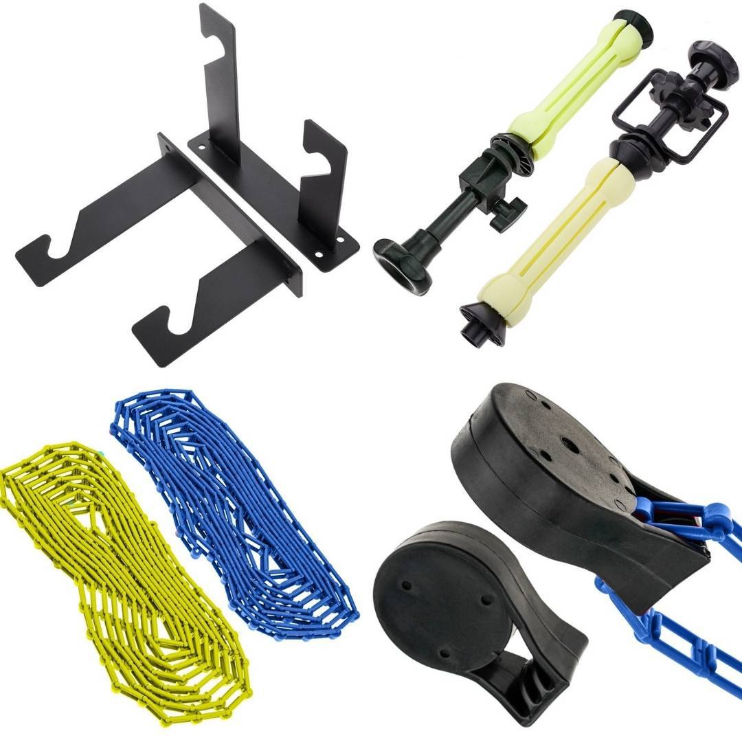 GS 2 Roller Manual Chain Kit with Wall Mount