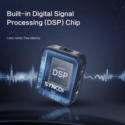 SYNCO WAir-G2-A2 Ultracompact 2-Person Digital Wireless Microphone System for Mirrorless/DSLR ...