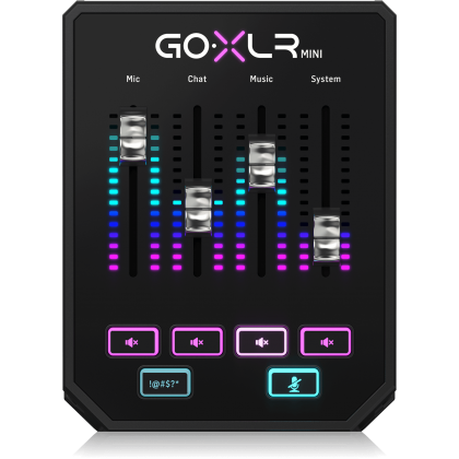 TC-Helicon GO XLR Mini USB Streaming Mixer with USB / Audio Interface ...