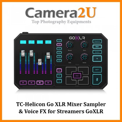 TC-Helicon Go XLR Mixer Sampler & Voice FX for Streamers TC Helicon ...