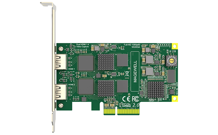 Magewell Pro Capture Dual HDMI Card (2 Channel) | Camera2u Malaysia Top ...