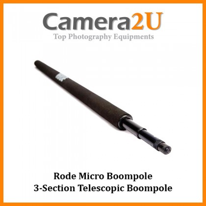 Rode Micro Boompole 3-Section Telescopic Boompole| Camera2u Malaysia ...