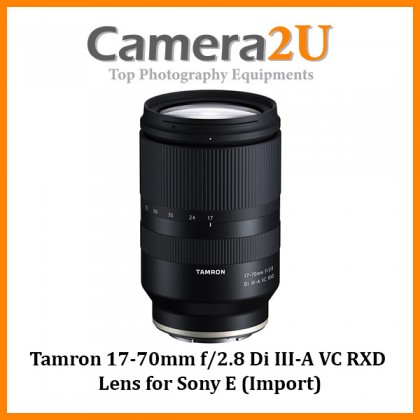 Tamron 17-70mm f/2.8 Di III-A VC RXD Lens for Sony E (Import) | Camera2u Malaysia Top Camera ...