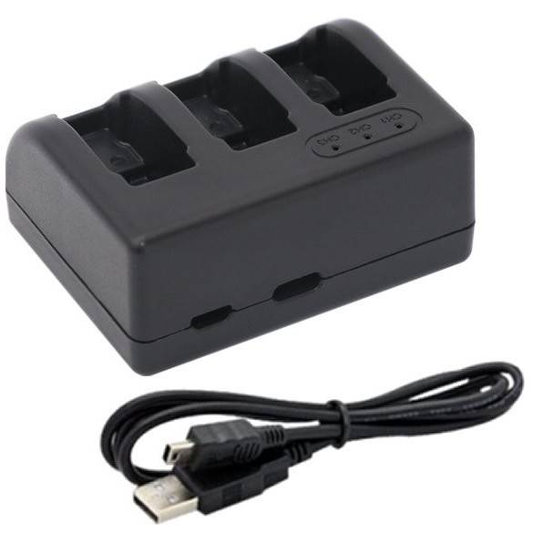 Triple Battery USB Charger For GoPro HERO HERO4 AHDBT-401 | Camera2u ...