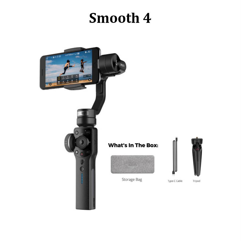 Zhiyun Smooth 4 / Smooth Q3 / Smooth 5 / Smooth X2 / Smooth XS 3-Axis Smartphone Gimbal ...