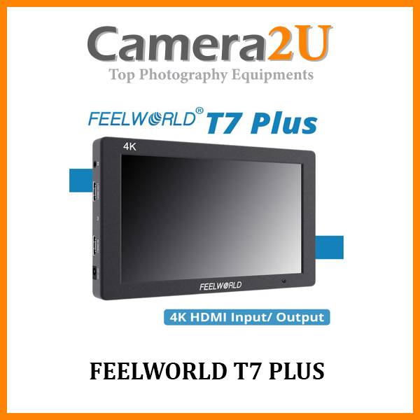 Feelworld T7 Plus 7" 3D Lut on-camera Field Monitor With 4k HDMI Input ...