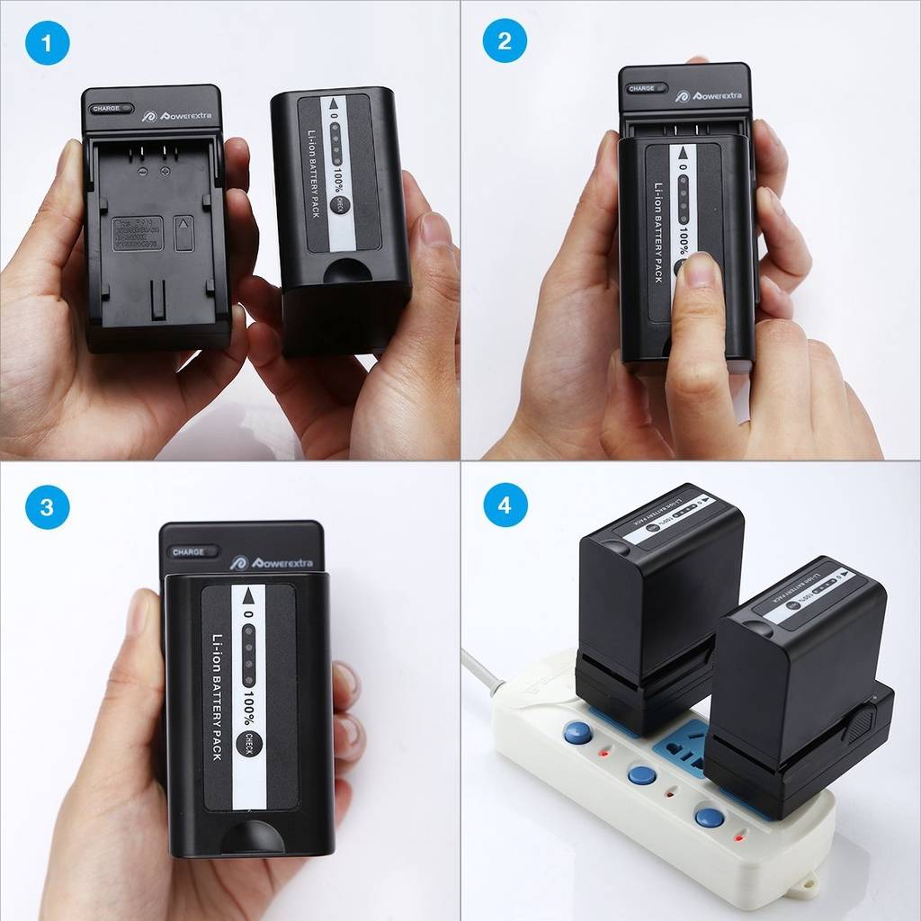 Viloso VW-VBD58 Battery Pack with Charger for Panasonic 7.2V (5800mAh ...