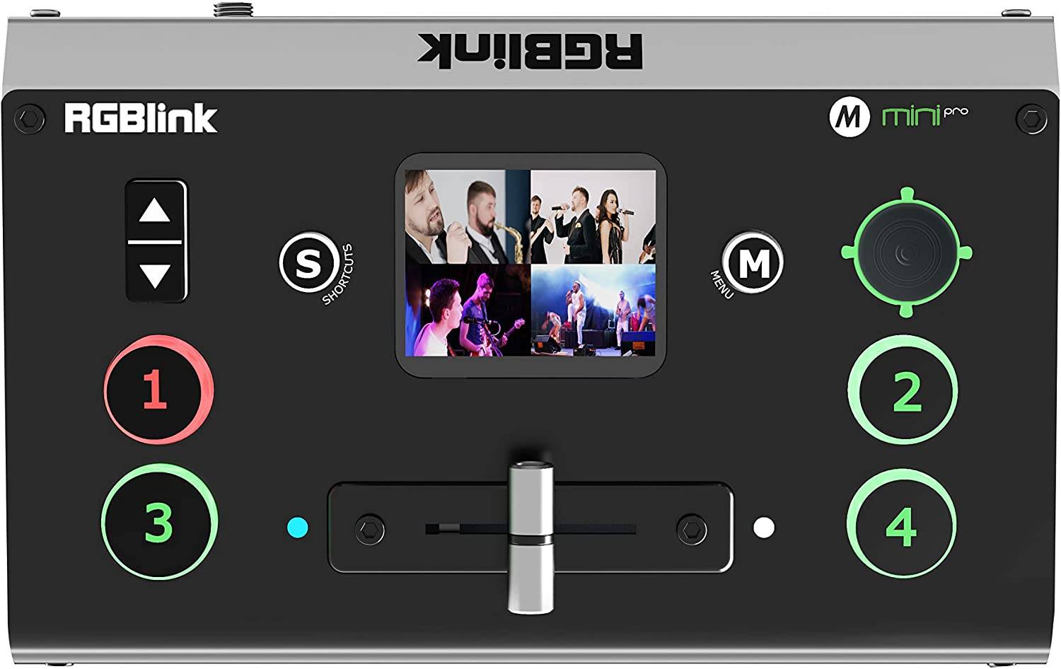 RGBlink Mini Pro 2022 Dual-Channel 4K Video Switcher with Preview ...