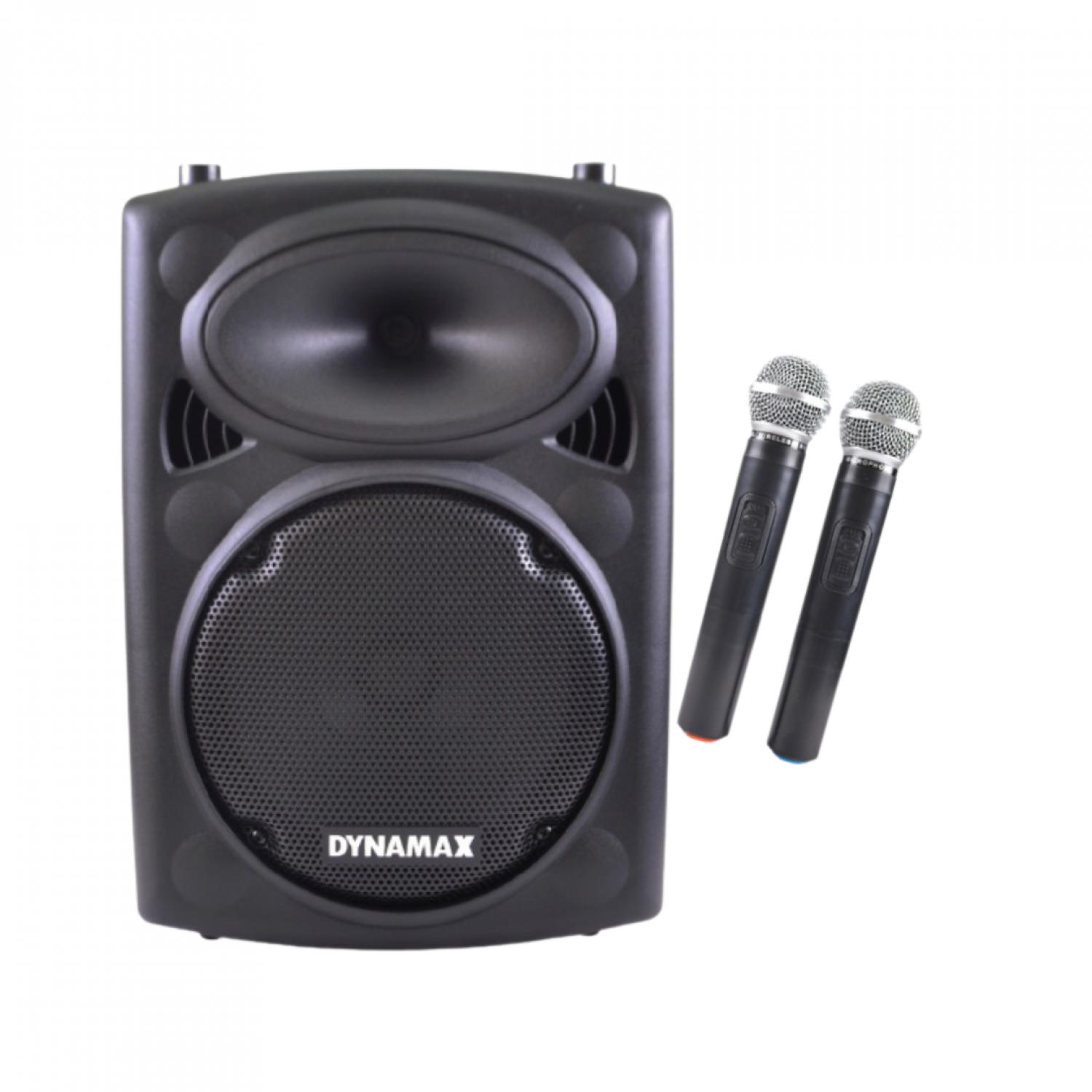 Dynamax PRO151D 15" Active Speaker with USB, Bluetooth and 2 x Handheld ...